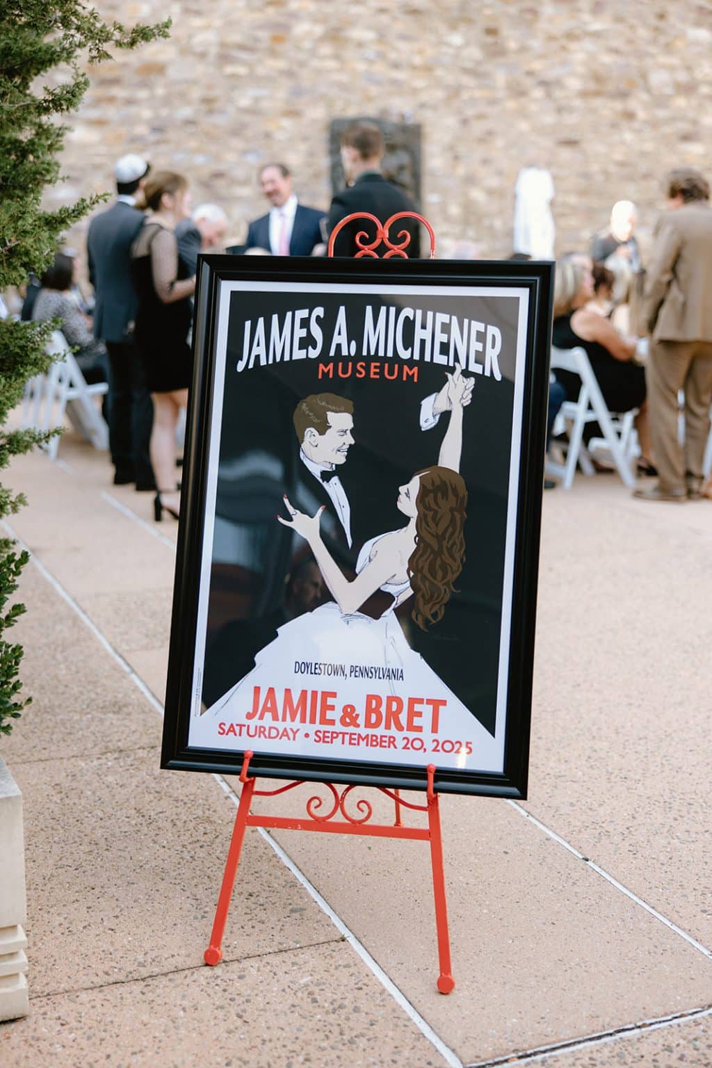 Jamie & Brett's Trendy Art Museum Wedding - Catering By Design ...